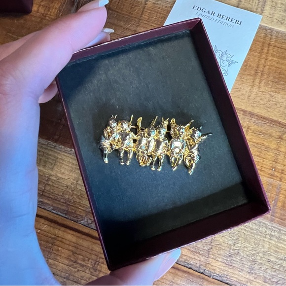 Jewelry | Nib Edgar Berebi Limited Edition All In A Row Brooch | Poshmark